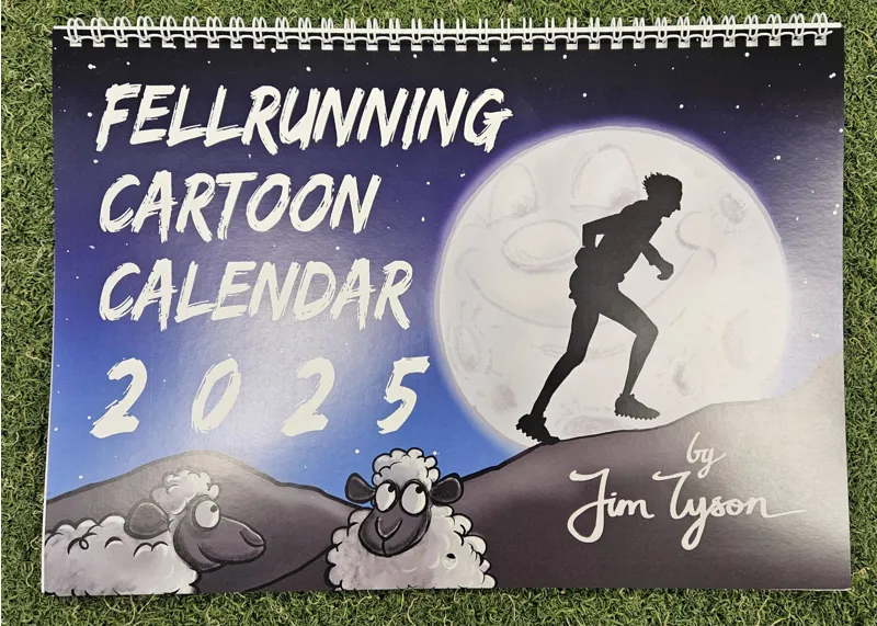 Fell Running Cartoon Calendar 2025 Jim Tyson