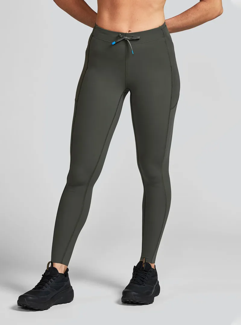 Janji Women's 7/8 Trail Running Tights Carbon