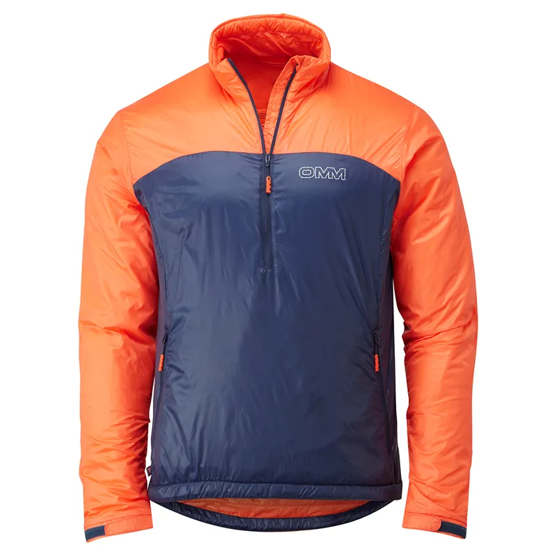OMM Rotor Smock Men's Running Insulation Jacket Orange/Navy