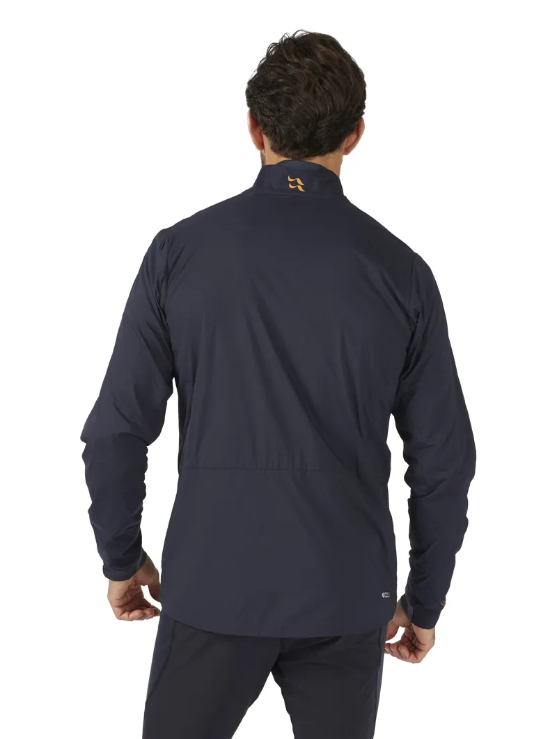 Rab Vapour-Rise Ridgeline Jacket Men's Softshell Running Ebony