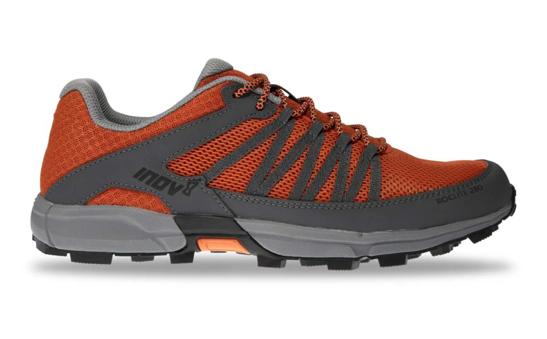 Inov8 Roclite 280 Mens Fastpacking Trail Shoe Orange/Grey