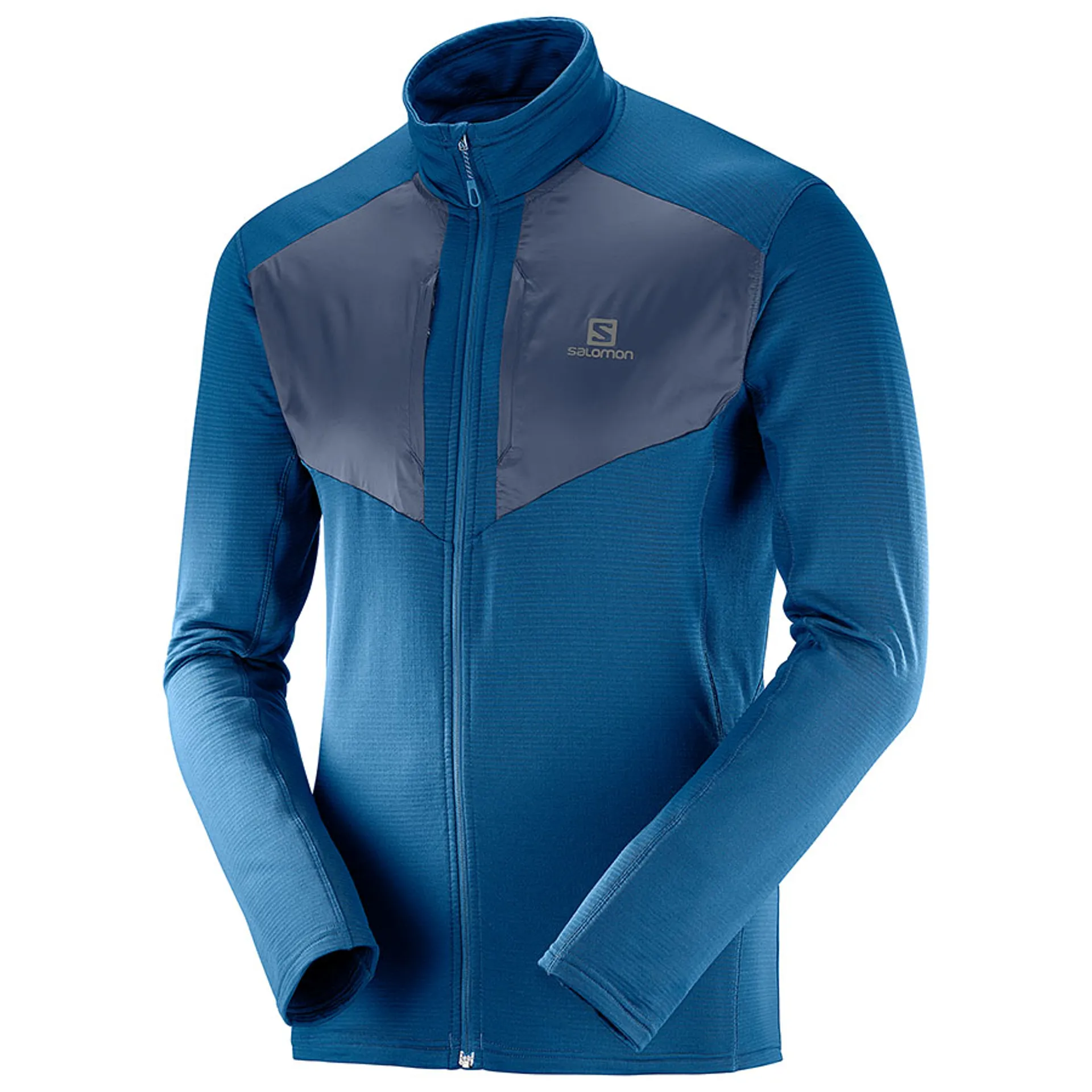 Salomon Grid FZ Mid Men's Midlayer Poseidon/Night Sky