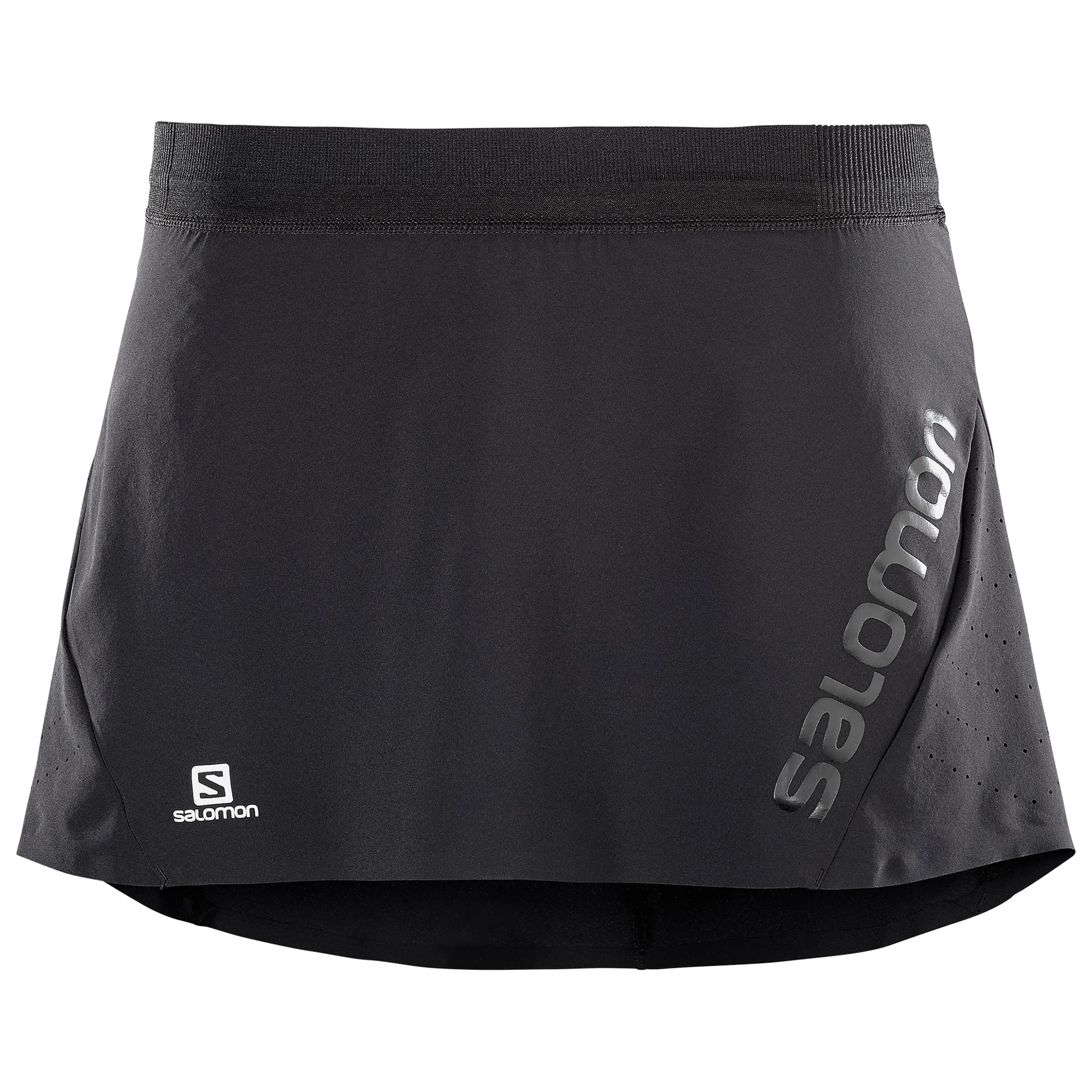 Salomon Lightning Pro Womens Running Skort in Black
