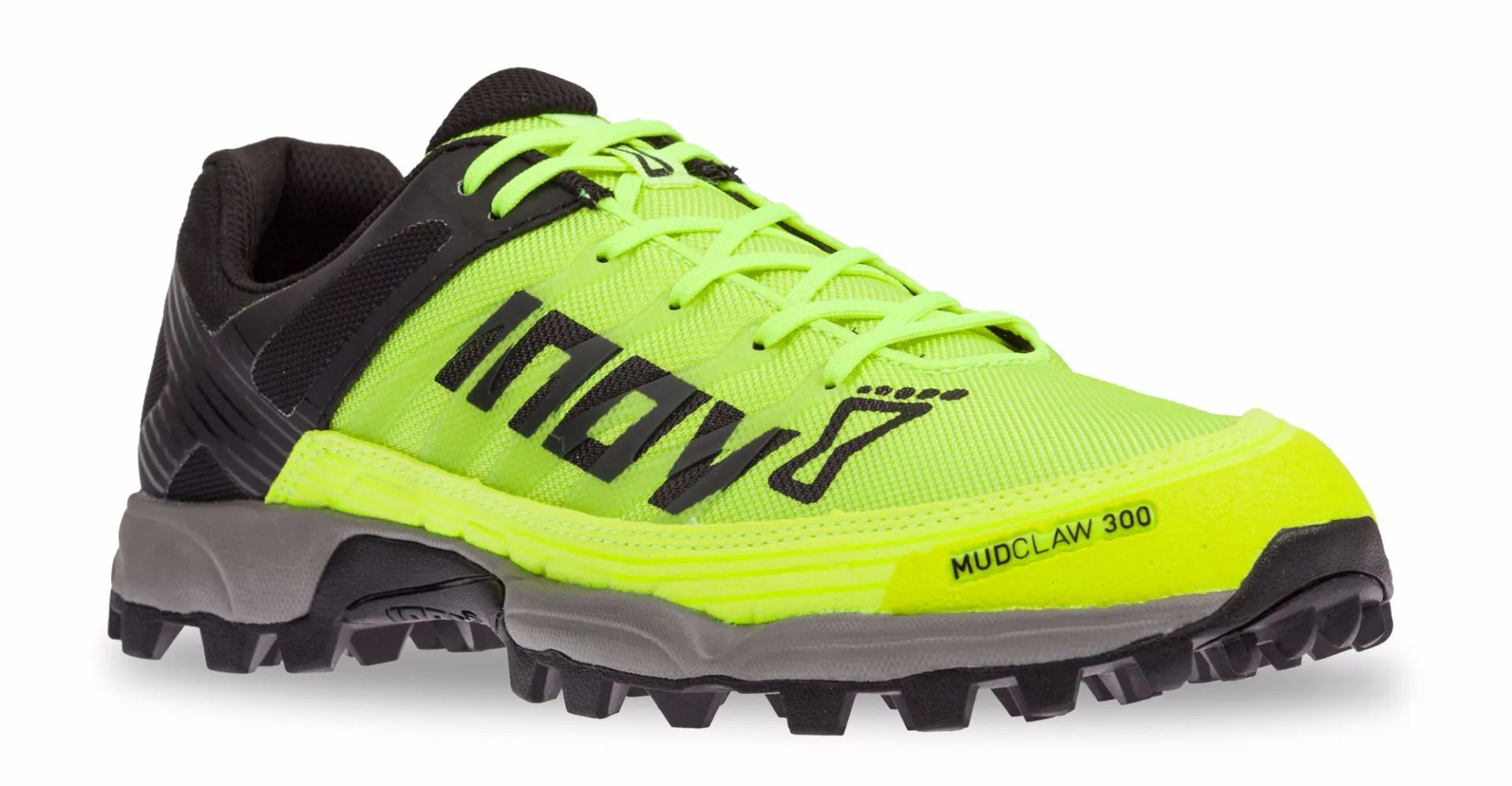 Inov8 Mudclaw 300 Unisex Fell Running Shoe in Yellow/Black