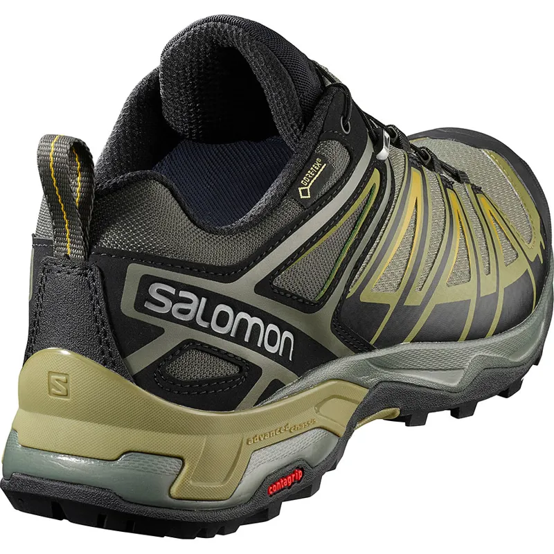 Salomon X Ultra 3 WIDE GTX Mens Walking Shoe in Castor Gray