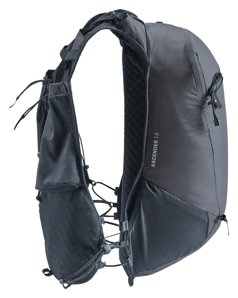Deuter Ascender 13 Unisex Trail Running Vest Backpack Black