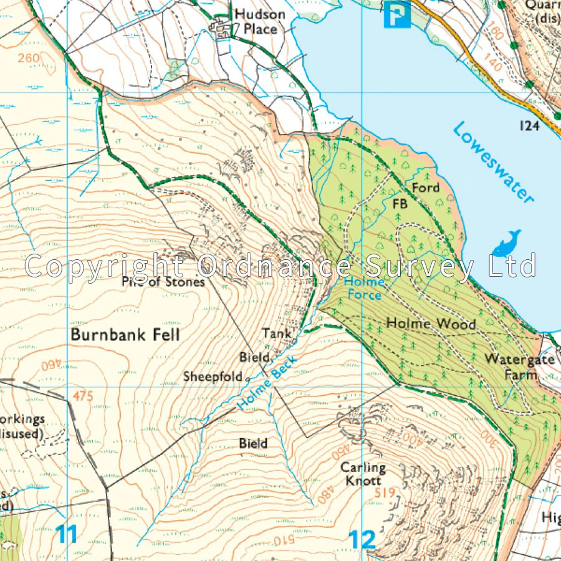 Ordnance Survey OL Explorer North-Western 4 Map