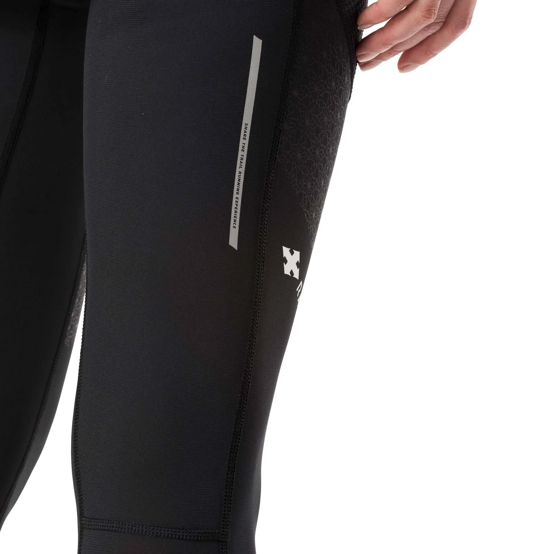 Raidlight Responsiv Trail Raider 3/4 Womens Tight in Black