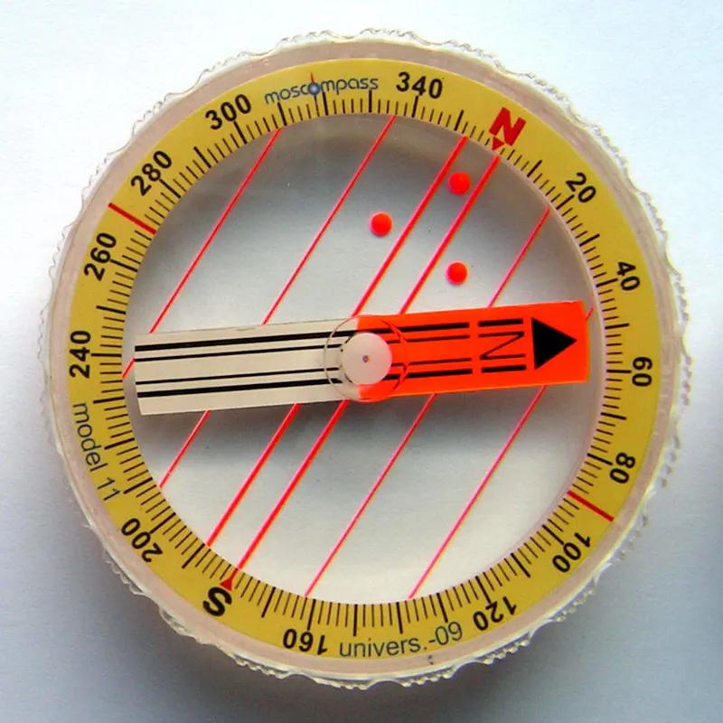Moscow Moscompass Model 11 - Left Hand Thumb Compass
