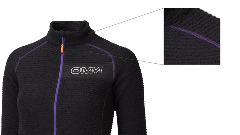 OMM Core Fleece Jacket Women's Thermal Running Top Navy