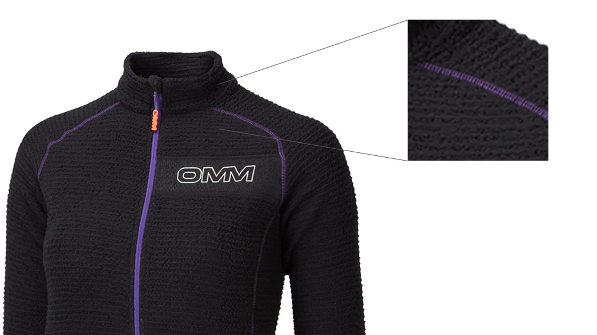 OMM Core Fleece Jacket Women's Thermal Running Top Navy